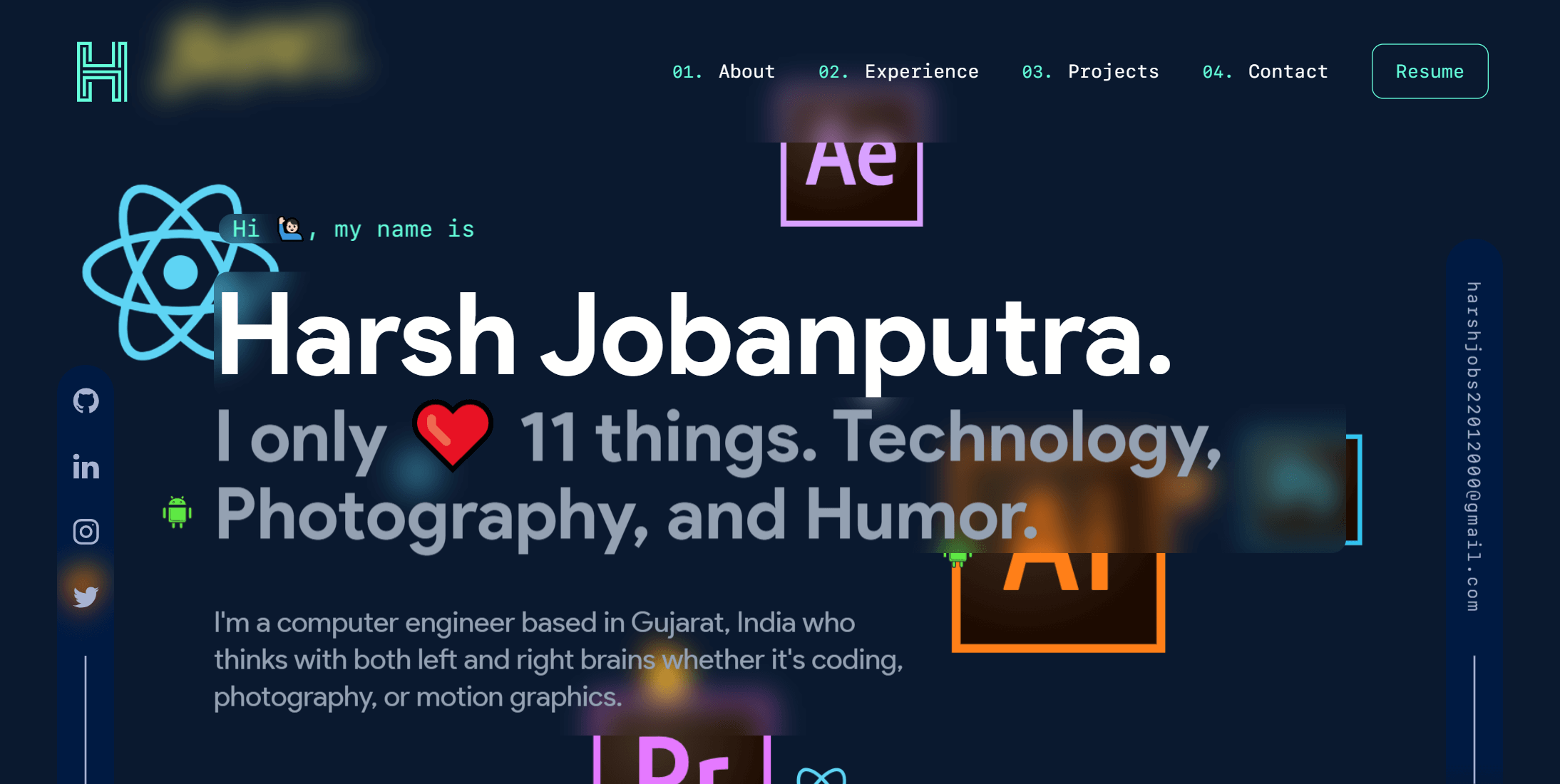 Harsh Jobanputra | Front End Engineer